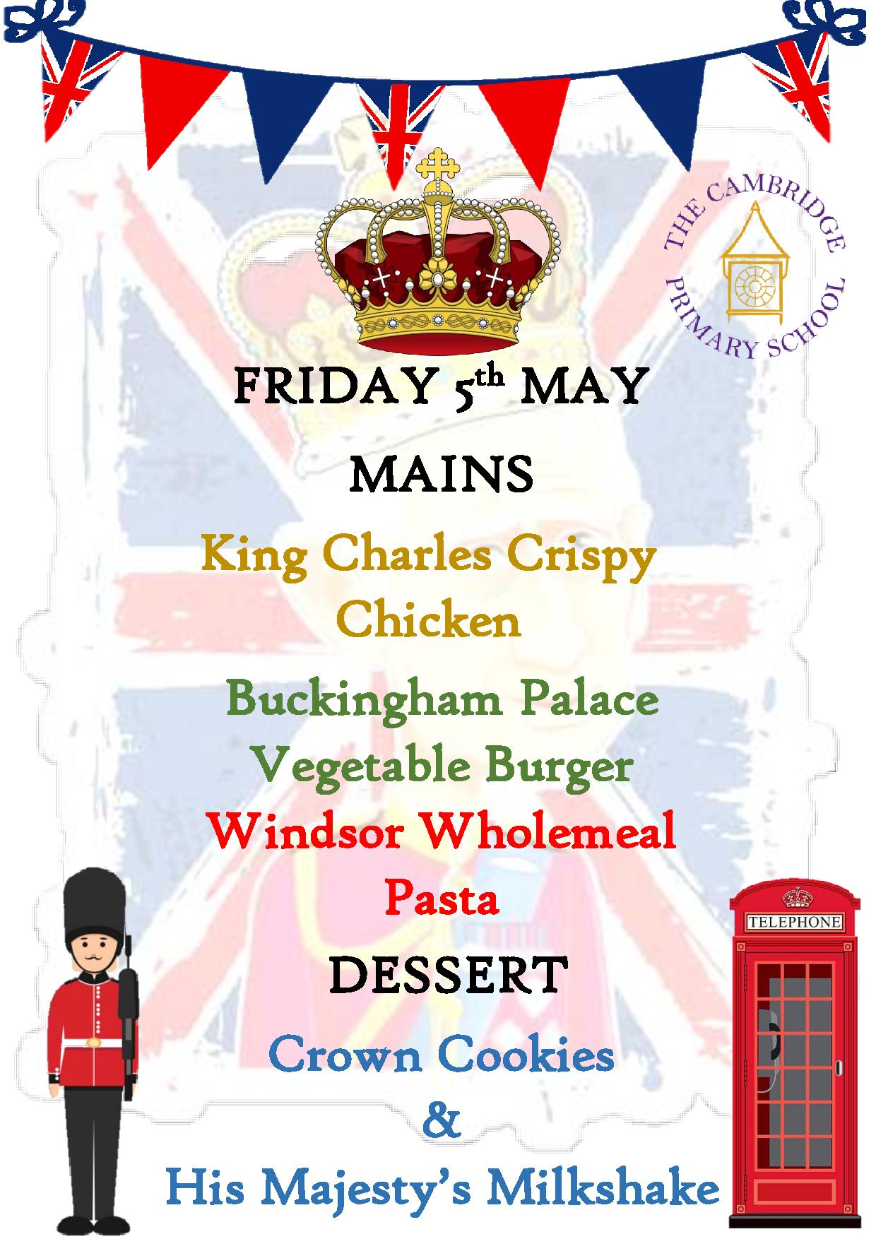 School Dinner Information - The Cambridge Primary School